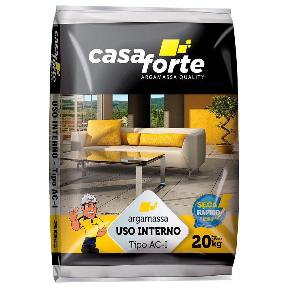 Argamassa Interna para Cerâmica ACI 20KG - Casa Forte - Carajas