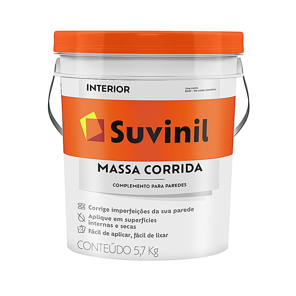 Massa Corrida Suvinil 5,7 KG - Carajas
